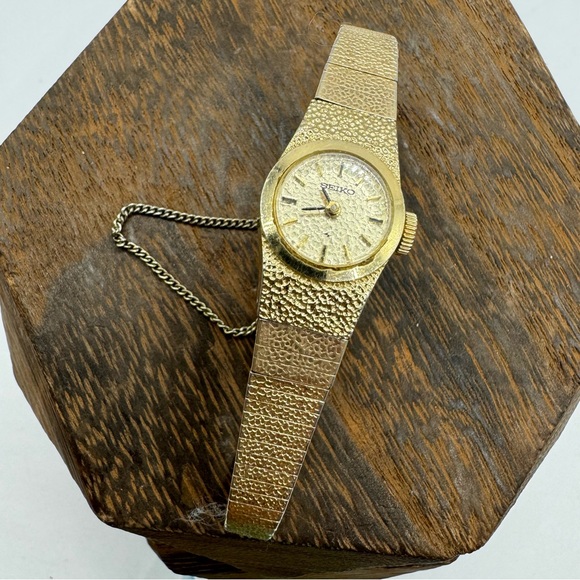 Seiko | Accessories | Vintage Seiko Rainbow 1450 Womens Watch Gold ...